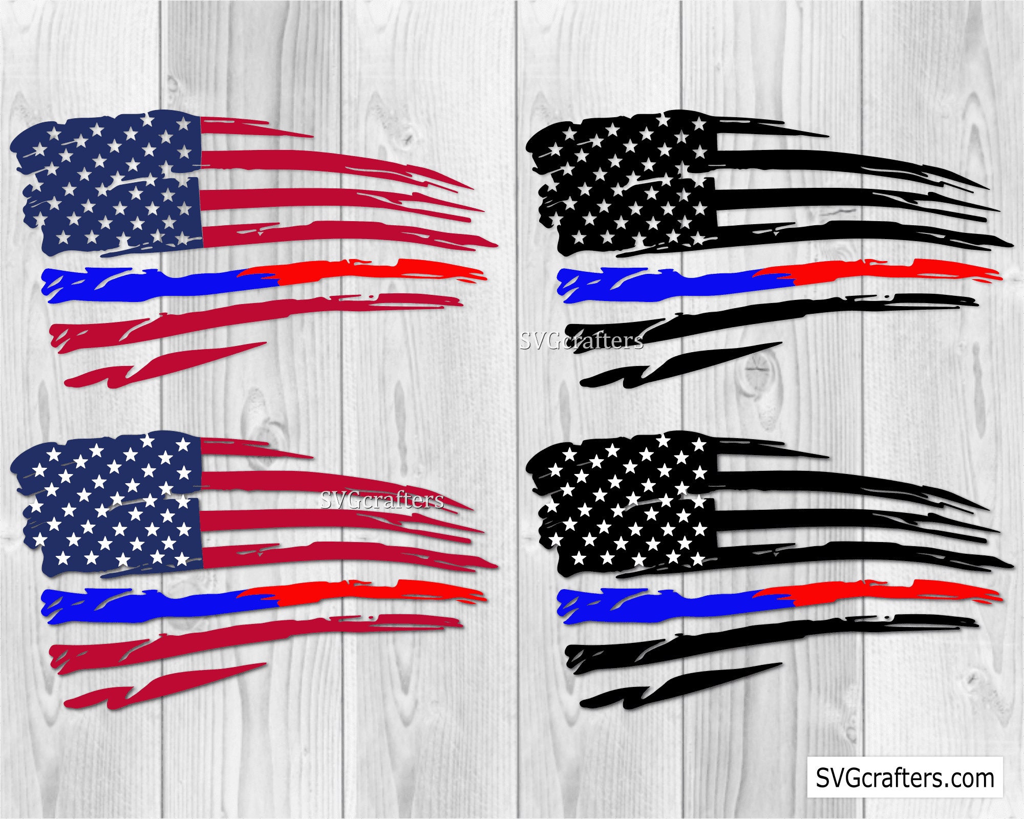 American Flag Thin Blue and Red Line Svg Thin Red Line Svg - Etsy