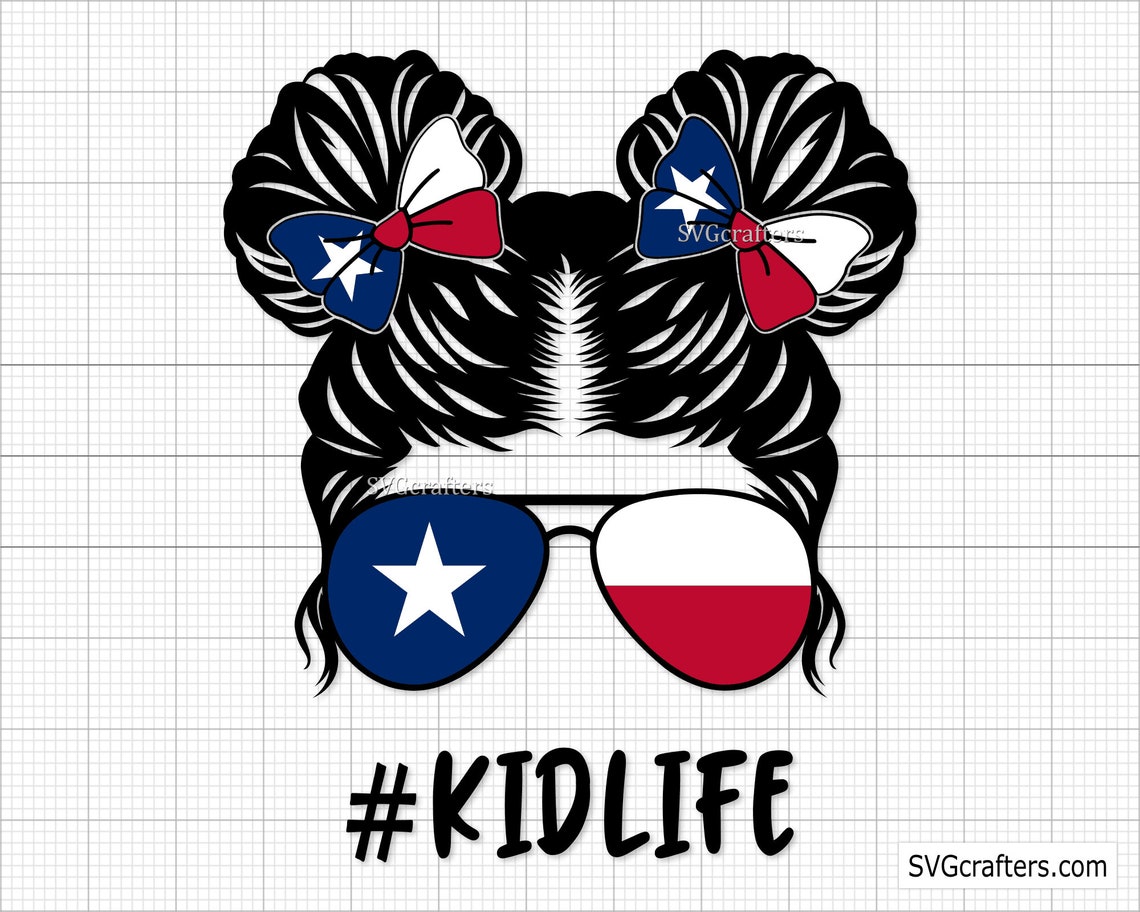Texas Momlife Svg, Mom Life Svg, Messy Bun Svg, Texas Svg, Texas State ...