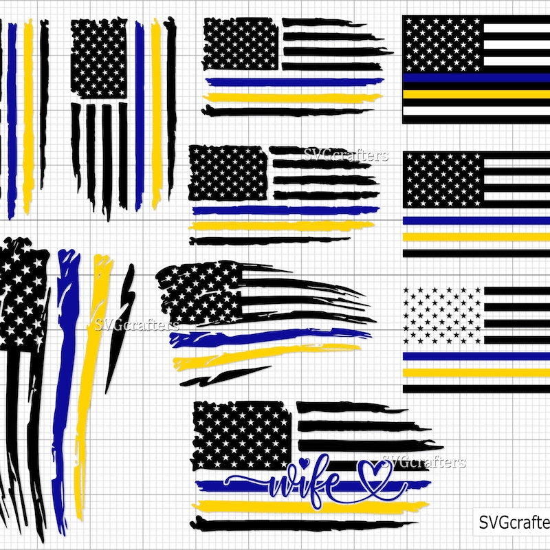 Blue Line Svg - Etsy