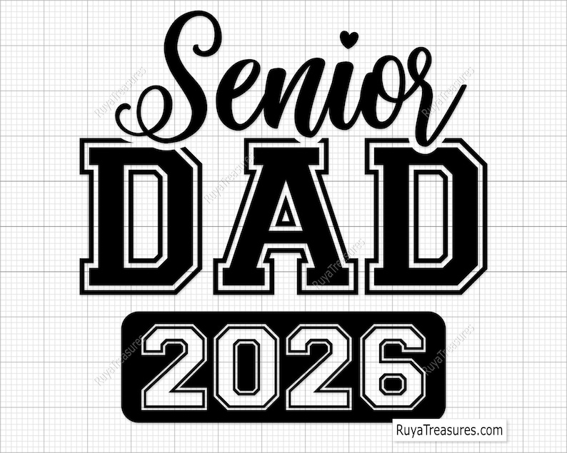 Senior Mom 2026 svg, Senior Dad 2026 svg, Football Mom svg, Klasse von ...