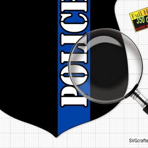 Police Badge Svg Png, Police Svg, Back the Blue Svg, Thin Blue Line Svg ...