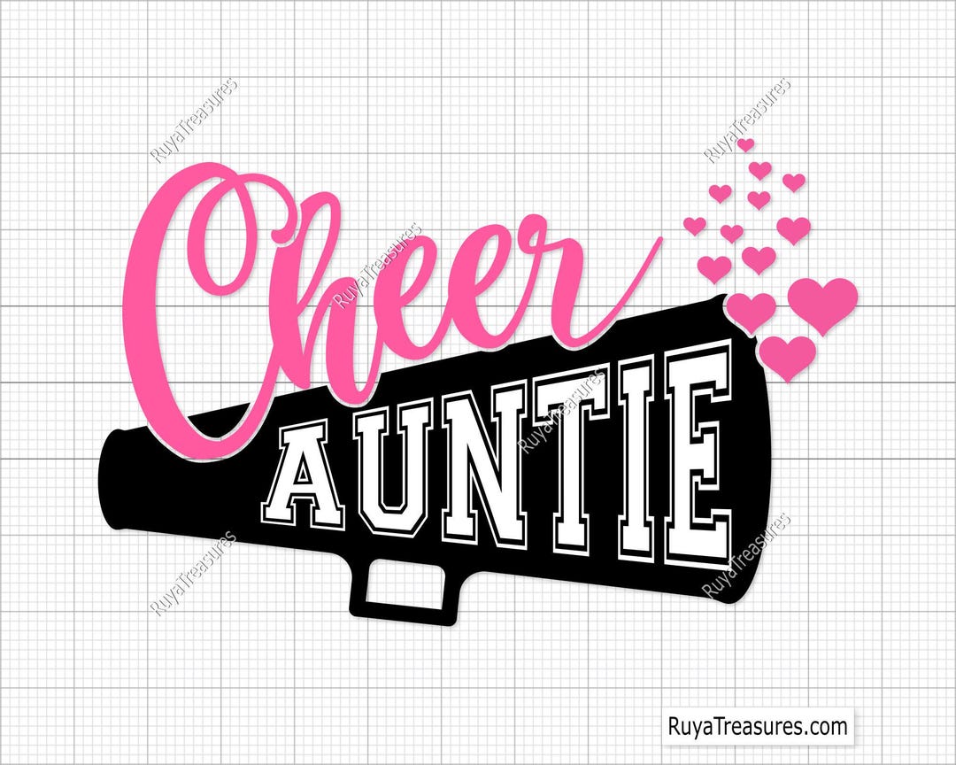 Cheer Auntie Svg, Football Aunt Svg, Cheerleader Aunt Svg, Game Day Svg ...