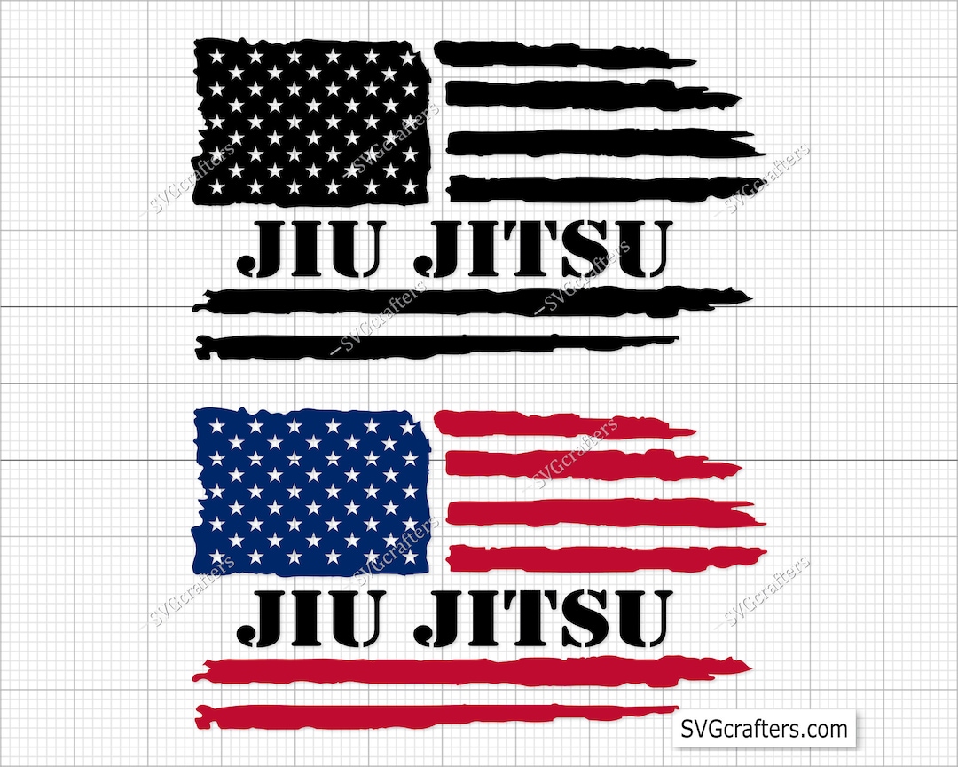 Jiu Jitsu USA Flag Svg Png, Jiu Jitsu Svg, Jiujitsu Svg, Martial Arts ...