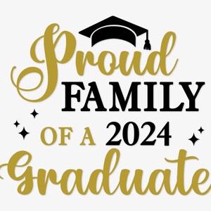 Proud Family of 2024 Graduate Svg Bundle, Proud Graduate Family Svg Png ...