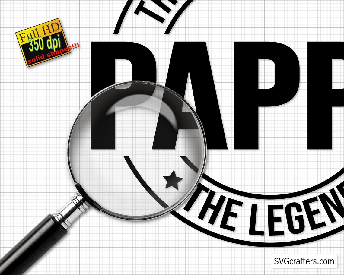 Pappy the Man the Myth the Legend Svg Grandpa Svg - Etsy