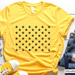 50 STARS Svg Png, American Flag Stars Svg, Union 50 Stars Svg, 50 Stars ...