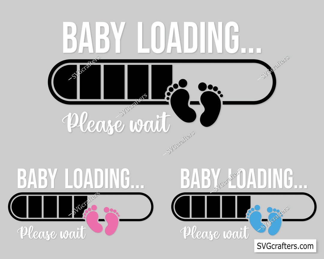 Baby Loading Svg Png, Baby Announcement Svg, Established Svg, Mommy Est ...