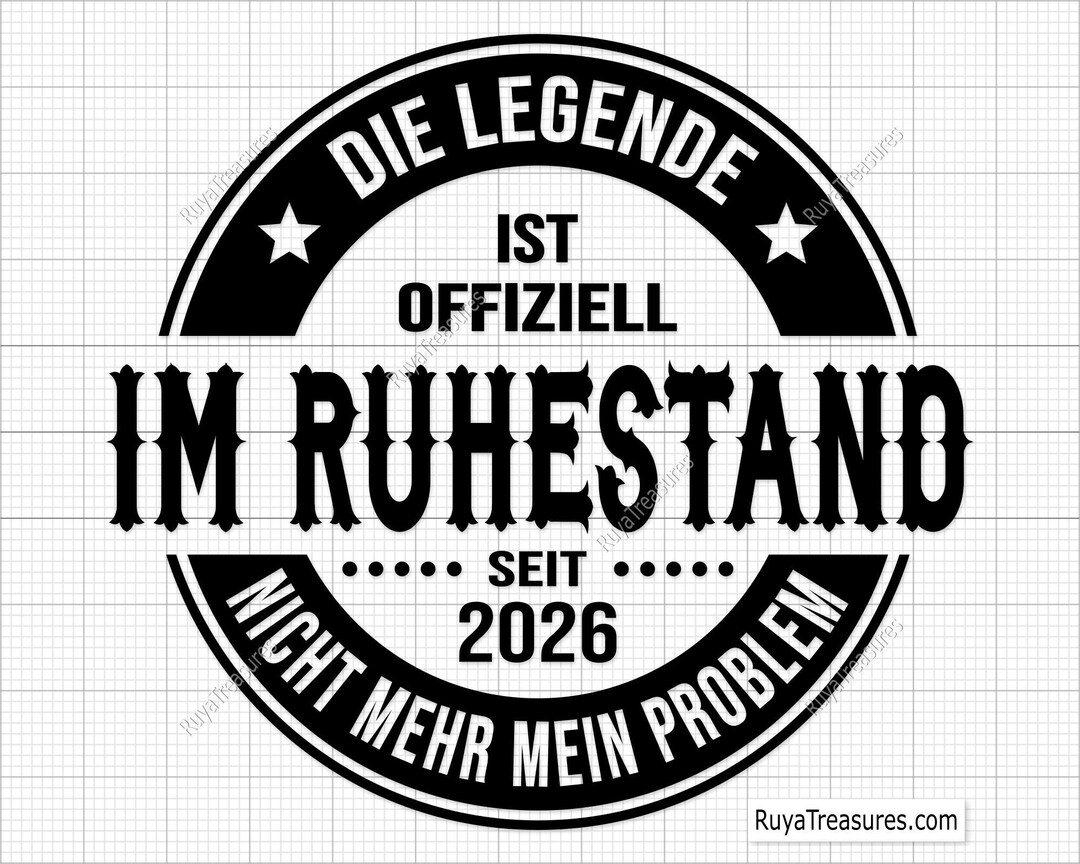 Die Legende Ist offiziell Im Ruhestand Seit 2026 - Etsy.de