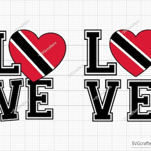 Bundle Trinidad and Tobago Svg Png, Trinidad Svg, Flag of Trinidad and ...