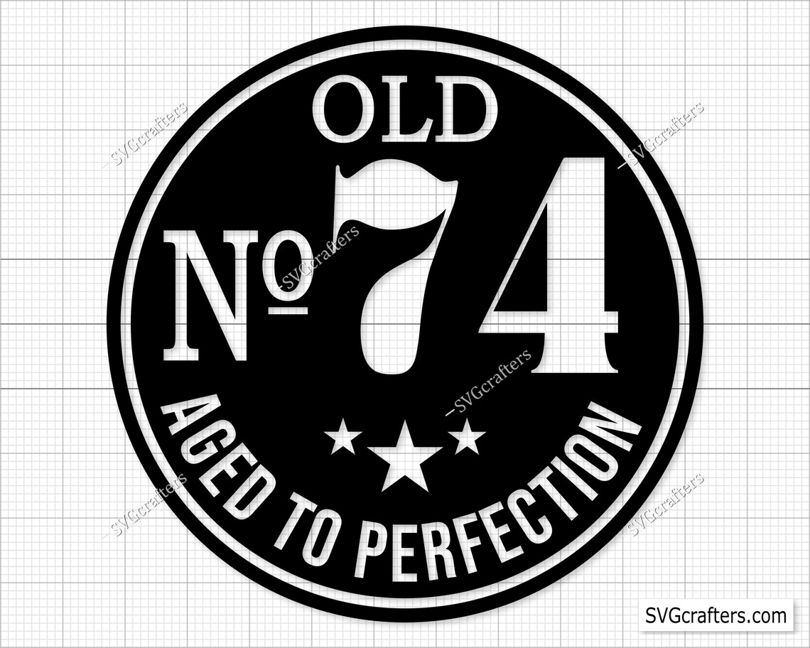 74th Birthday Svg Png 74th Svg Aged to Perfection Svg 74 - Etsy