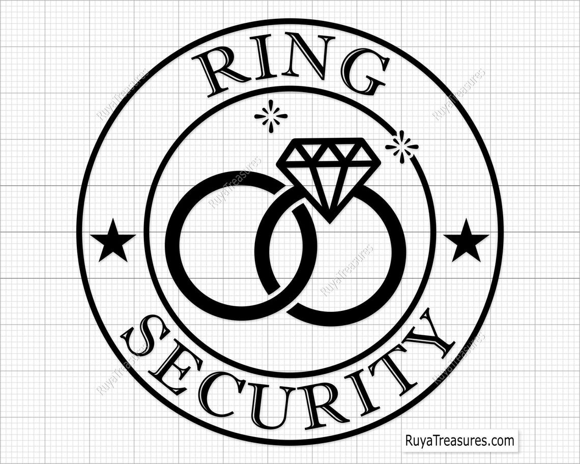 Ring Security Svg, Wedding Svg, Bridal Party Svg, Wedding Party Svg ...