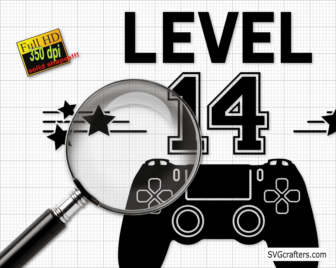 Level 14 Unlocked Svg 14th Birthday Svg My 14th Birthday - Etsy