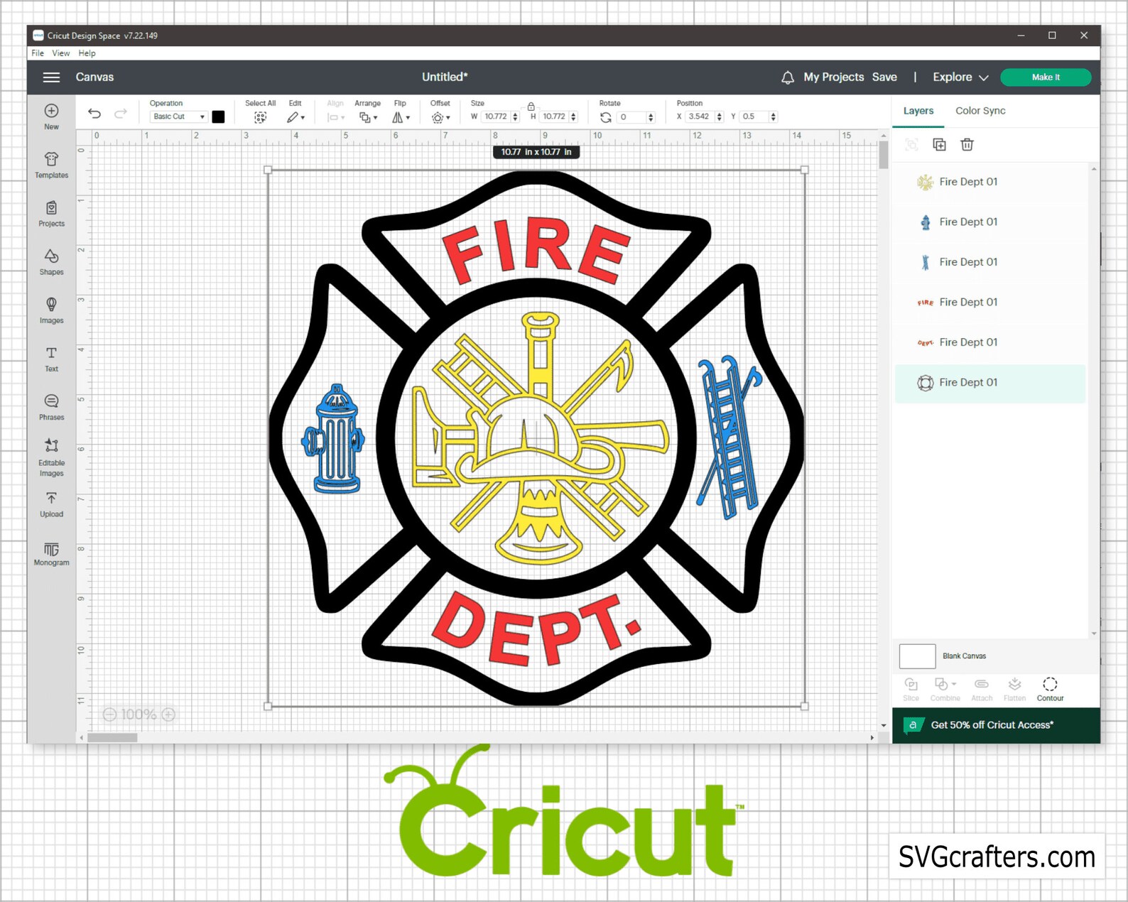 Fire Dept Svg, Firefighter Svg, Maltese Cross Svg, Fireman Svg, Fire ...