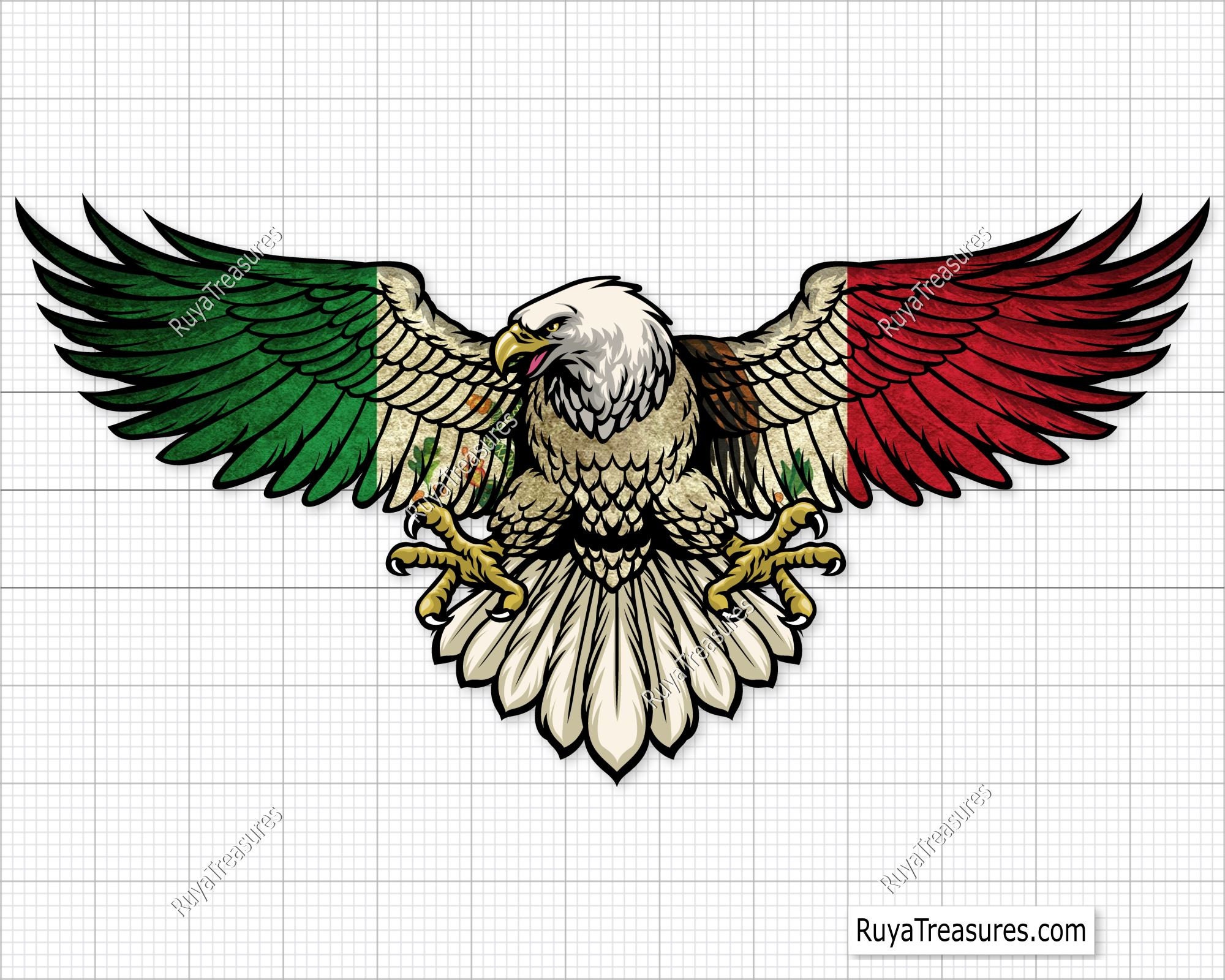 Mexican Flag Eagle Printable