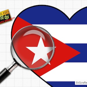 Cuba Heart Shaped Flag Svg Png, Cuban Flag Svg Png, Cuban Svg, Cuban ...