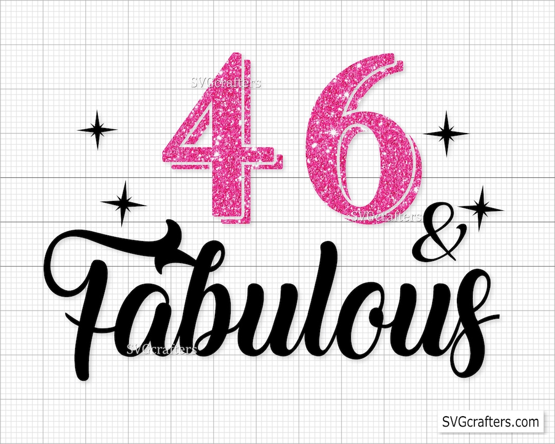 46th Birthday Svg Png, 46th Svg, Aged to Perfection Svg, 46 and ...