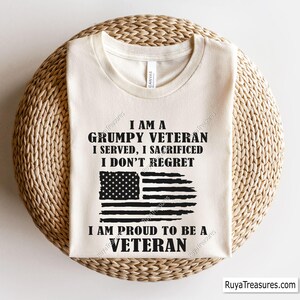 I Am A Grumpy Veteran Svg, Veteran Svg, Military Svg, Patriotic Svg ...