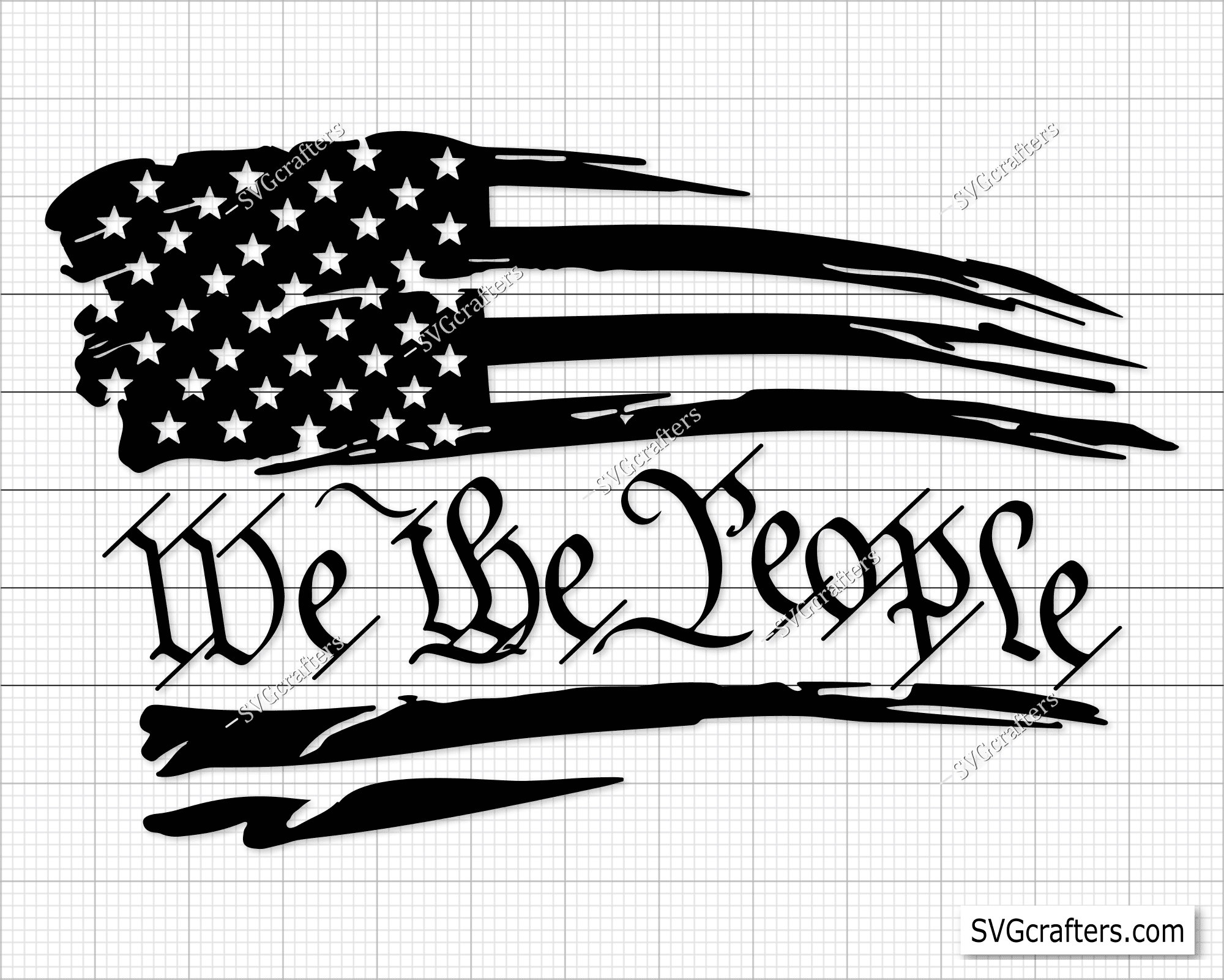 We the People Svg American Flag Svg Patriotic Svg 2nd - Etsy Canada