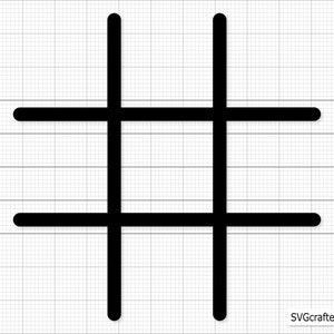 Tic Tac Toe SVG, Tic Tac Toe Svg Files, Tic Tac Toe Board Game Svg, Tic ...