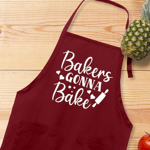 Bakers Gonna Bake Apron, Funny Aprons for Women, Christmas Gifts for ...