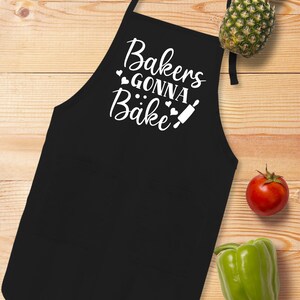 Bakers Gonna Bake Apron, Funny Aprons for Women, Christmas Gifts for ...