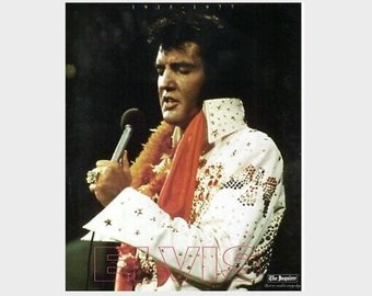 Elvis 1977 Poster - Etsy