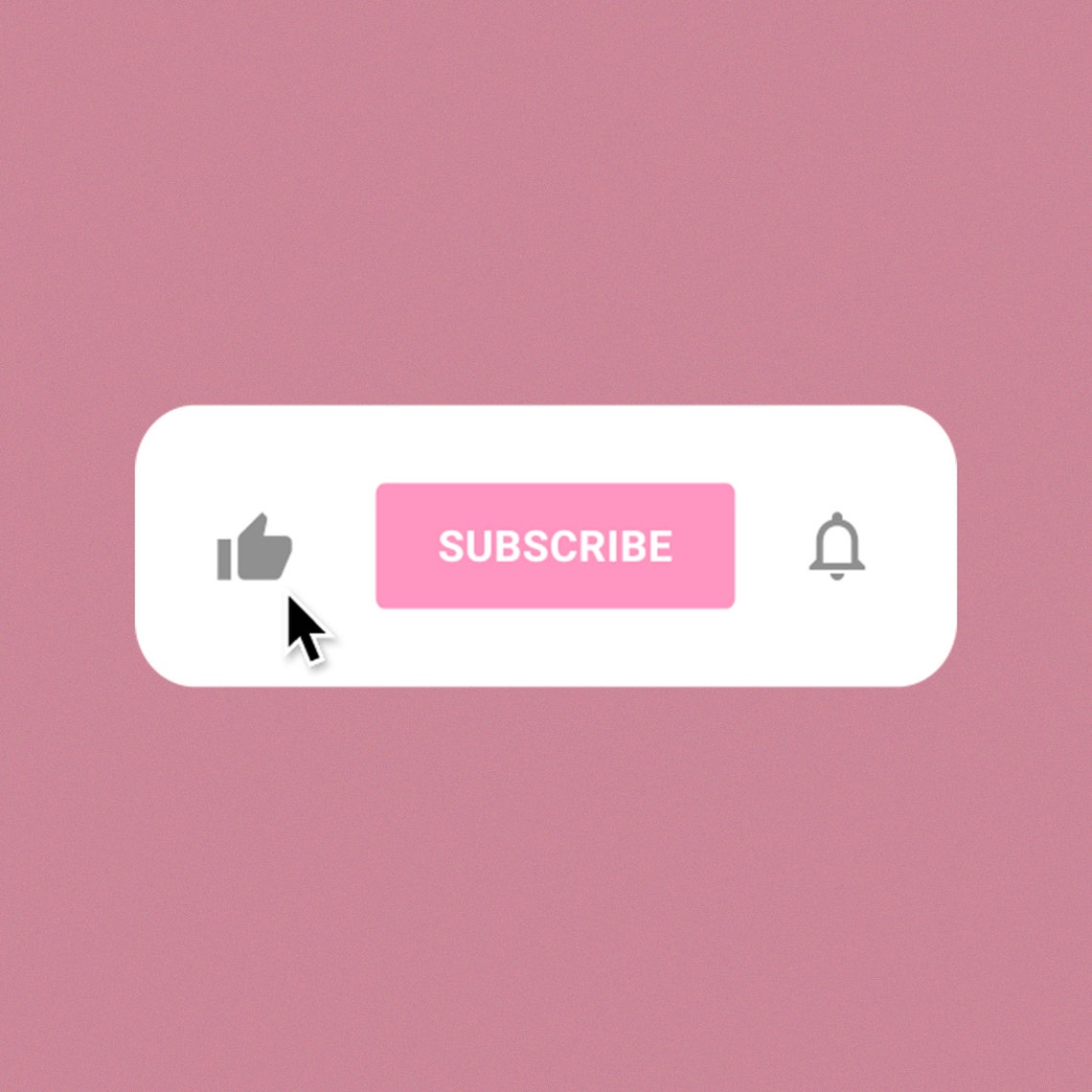 Animated Youtube Subscribe Button Overlay for Intro Videos - Etsy