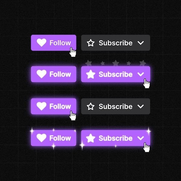 Twitch Follow Widget - Etsy