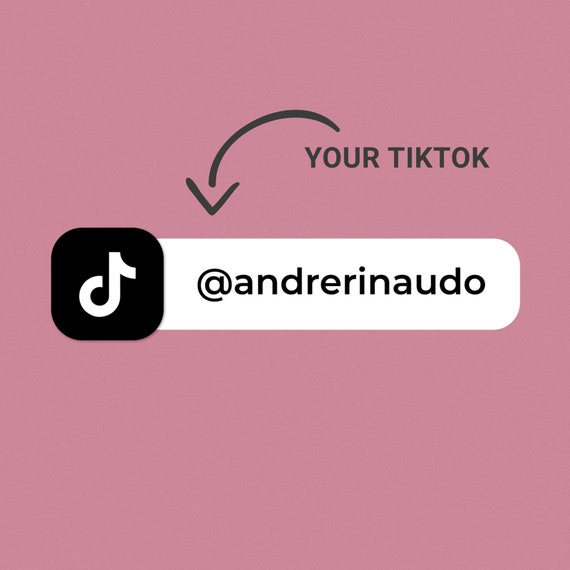 Custom Animated Tiktok Button Overlay for Youtube Intro Videos - Etsy