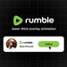 Custom Animated Rumble Follow Button Overlay for Intro Videos With ...