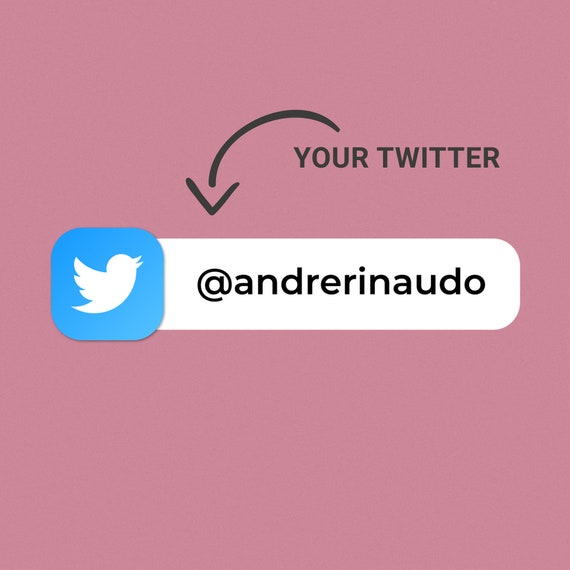 Custom Animated Twitter Button Overlay for Youtube Intro - Etsy