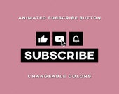 Animated Youtube Subscribe Button Overlay for Intro Videos - Etsy