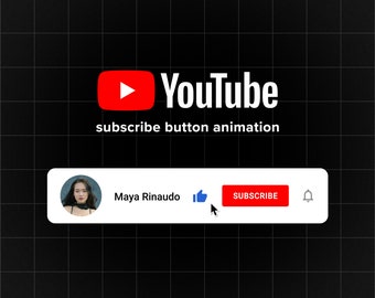 Christmas Animated Youtube Subscribe Button Overlay for Intro Videos ...