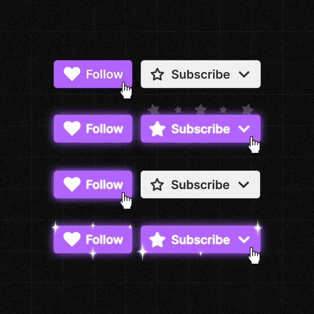 Animated Twitch Follow Subscribe Pop-up Overlay for Stream Light for ...