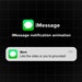 Personalized Animated Imessage Notification Button Overlay for Video ...