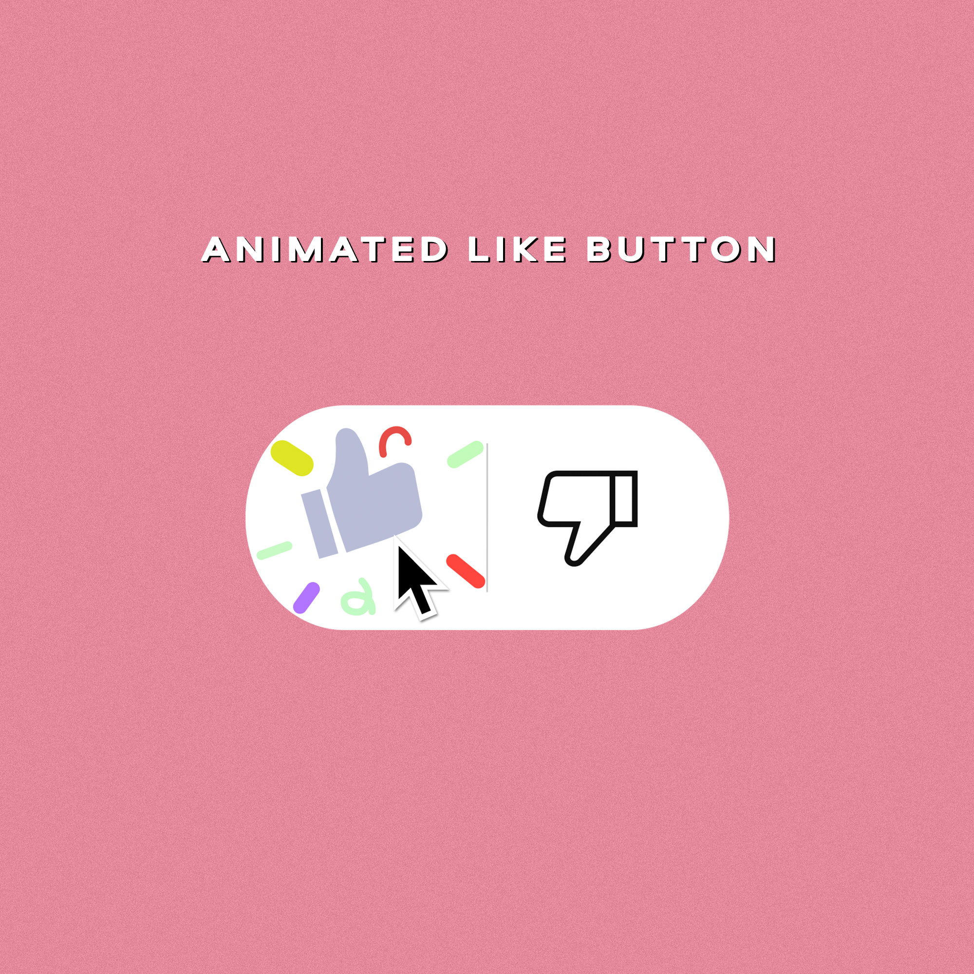 Animated Like Button for Youtube Videos Digital Download With Dislike New Design - Etsy