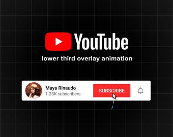 Custom Animated Kick Follow Button Overlay for Intro Videos - Etsy