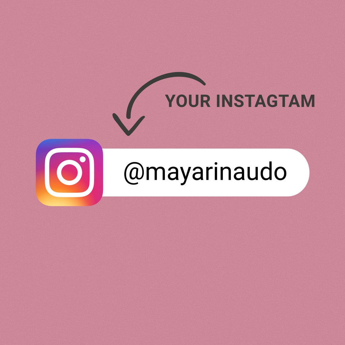 Custom Animated Instagram Button Overlay for Youtube Intro - Etsy