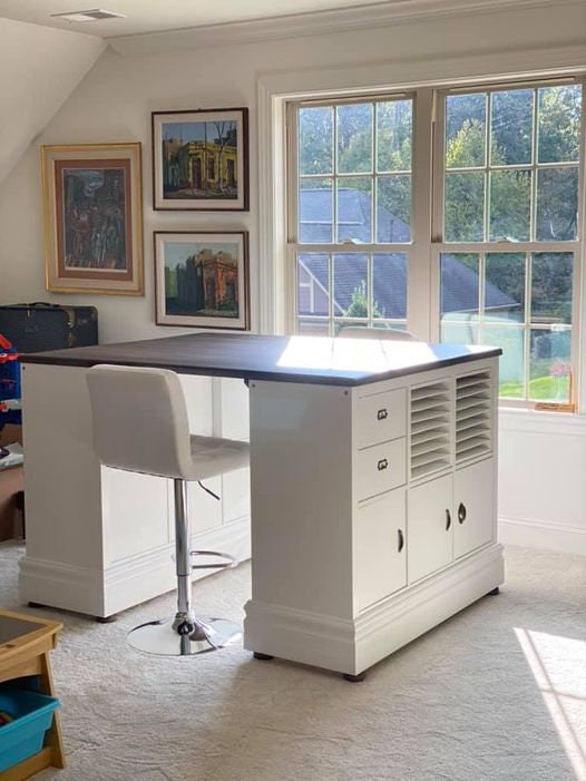 Ultimate Craft Desk Slim Junior With Central Delivery - Etsy