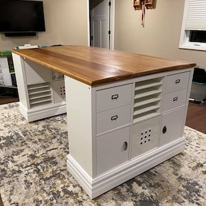 Ultimate Craft Desk Slim With Central Delivery - Etsy