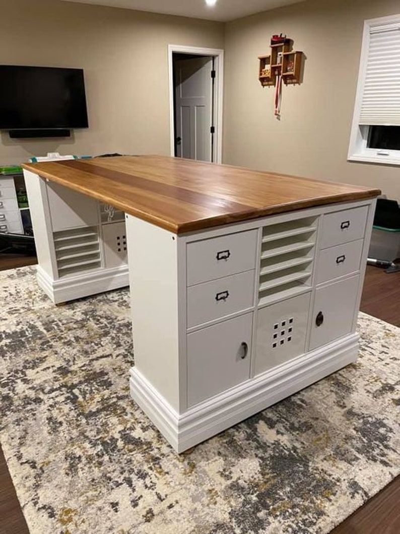 Ultimate Craft Desk Slim With Central Delivery - Etsy