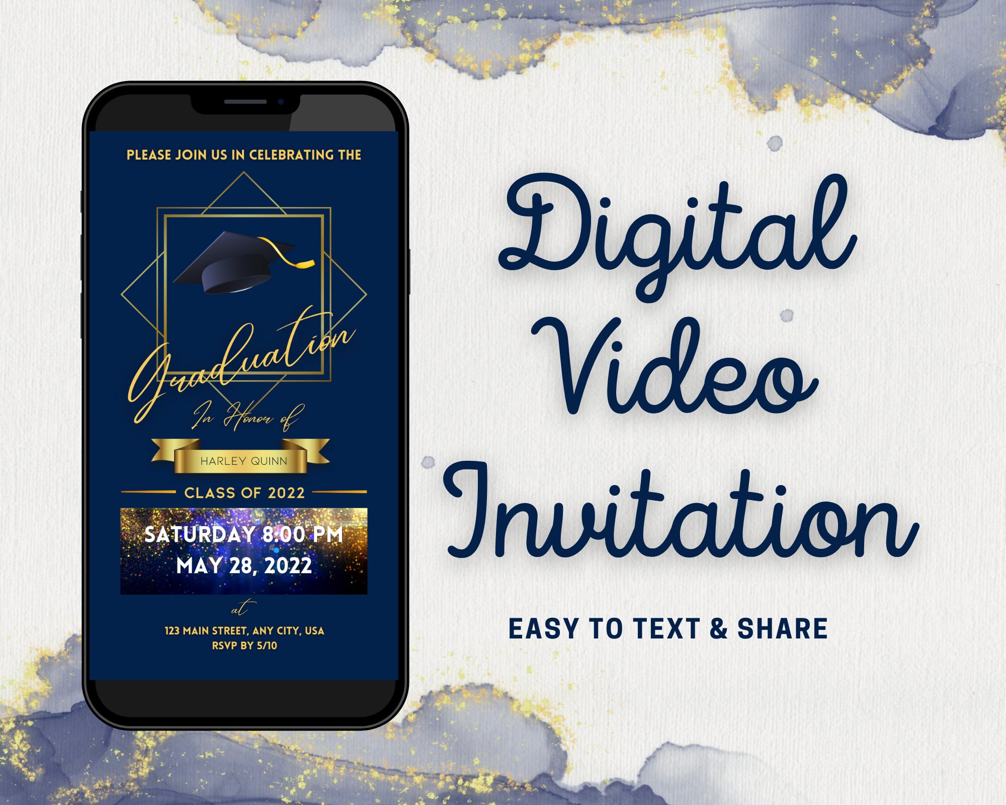 Graduation Invitation, Graduation Party Invitation, Graduation ...