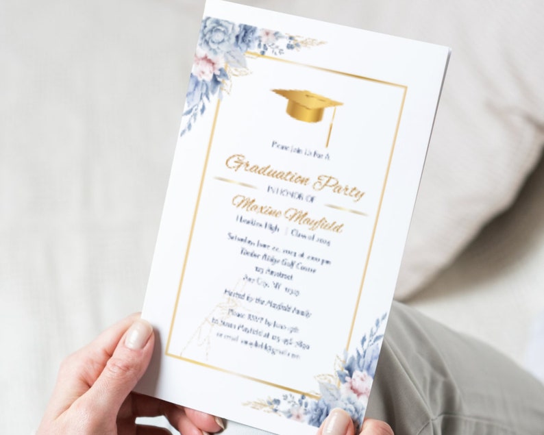 Celebrate Graduation With Our Digital Party Invite - Instant Download ...