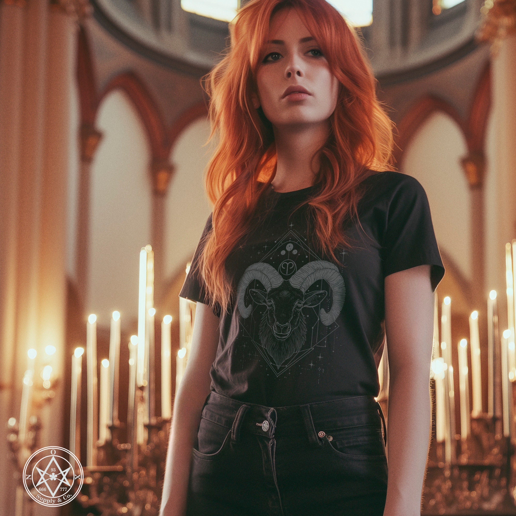 Cosmic Aries Zodiac Shirt | Astrology T-shirt for Spiritual, Pagan ...