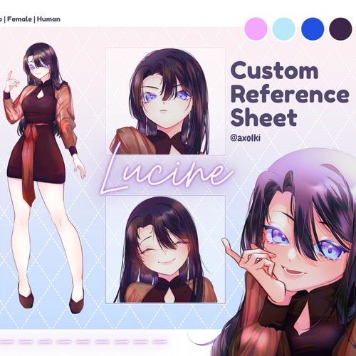 Character Reference Sheet Digital Commissions READ - Etsy