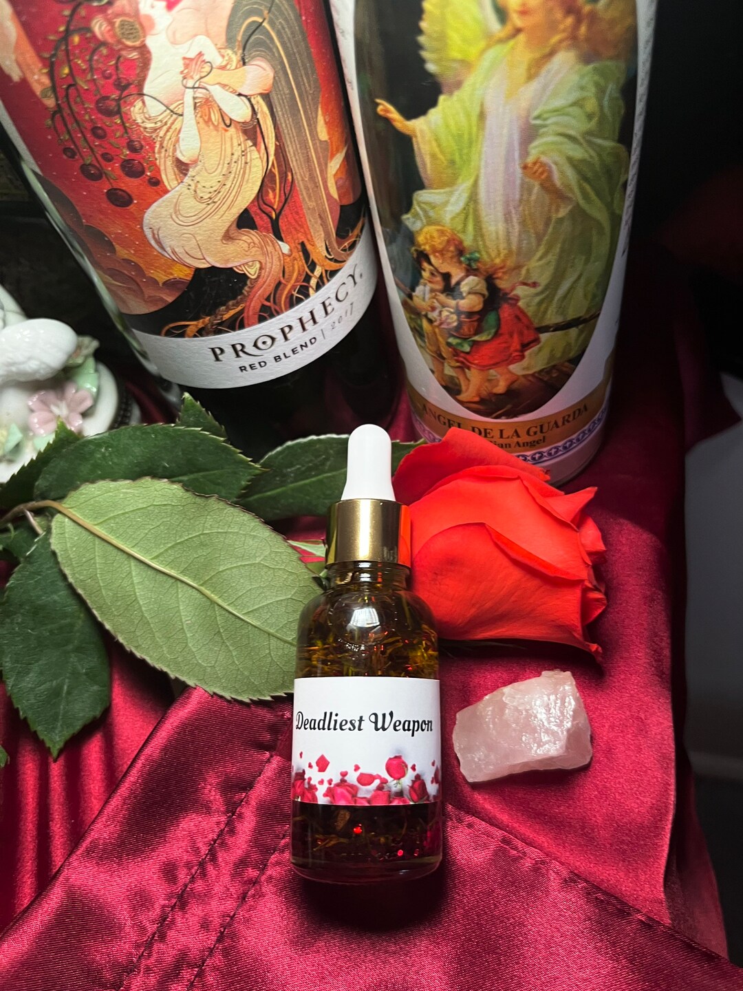 Deadliest Weapon Oil 30ml With Satin Pouch Intention Oil, Conjure Oil ...