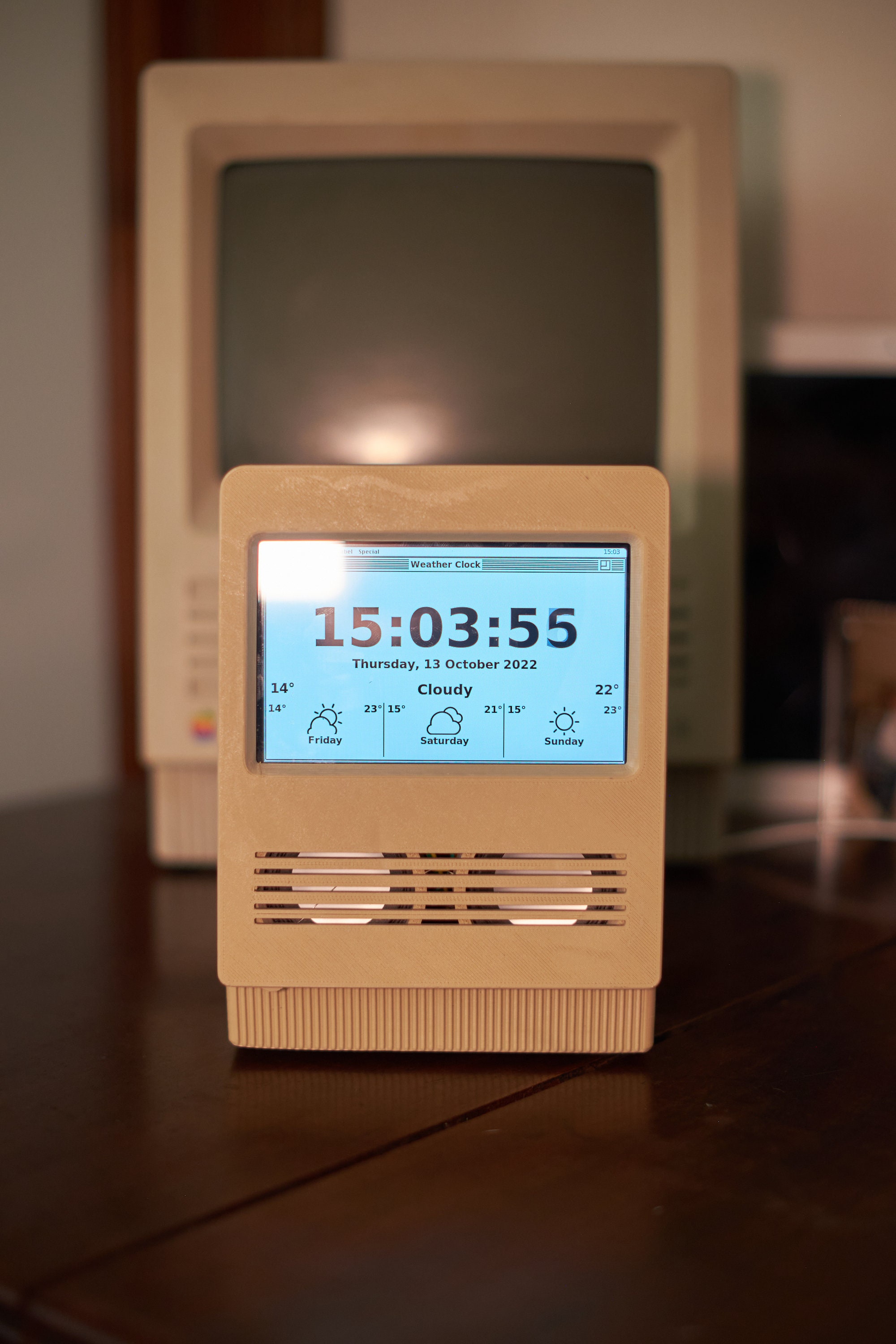 Nacintosh Nostalgia Alarm Clock. Custom Built Mac SE Inspired Alarm ...