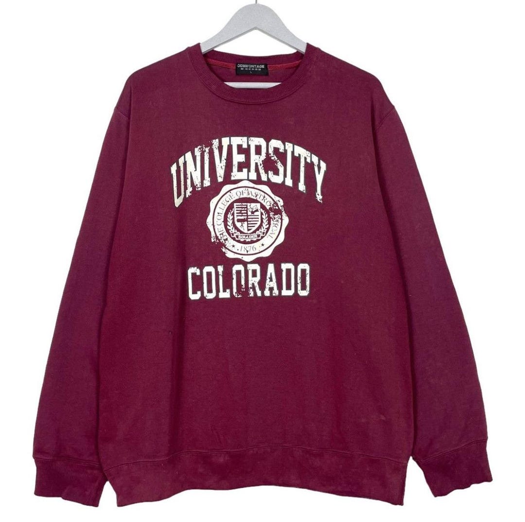 Pick Vintage Colorado University Sweatshirt Big Logo Pullover Denver ...