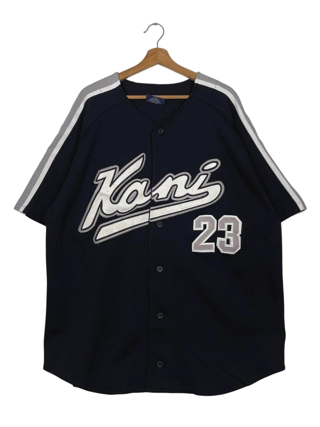 Pick Vintage Karl Kani Baseball Shirt Rapper 90s Style Streetwear Size ...