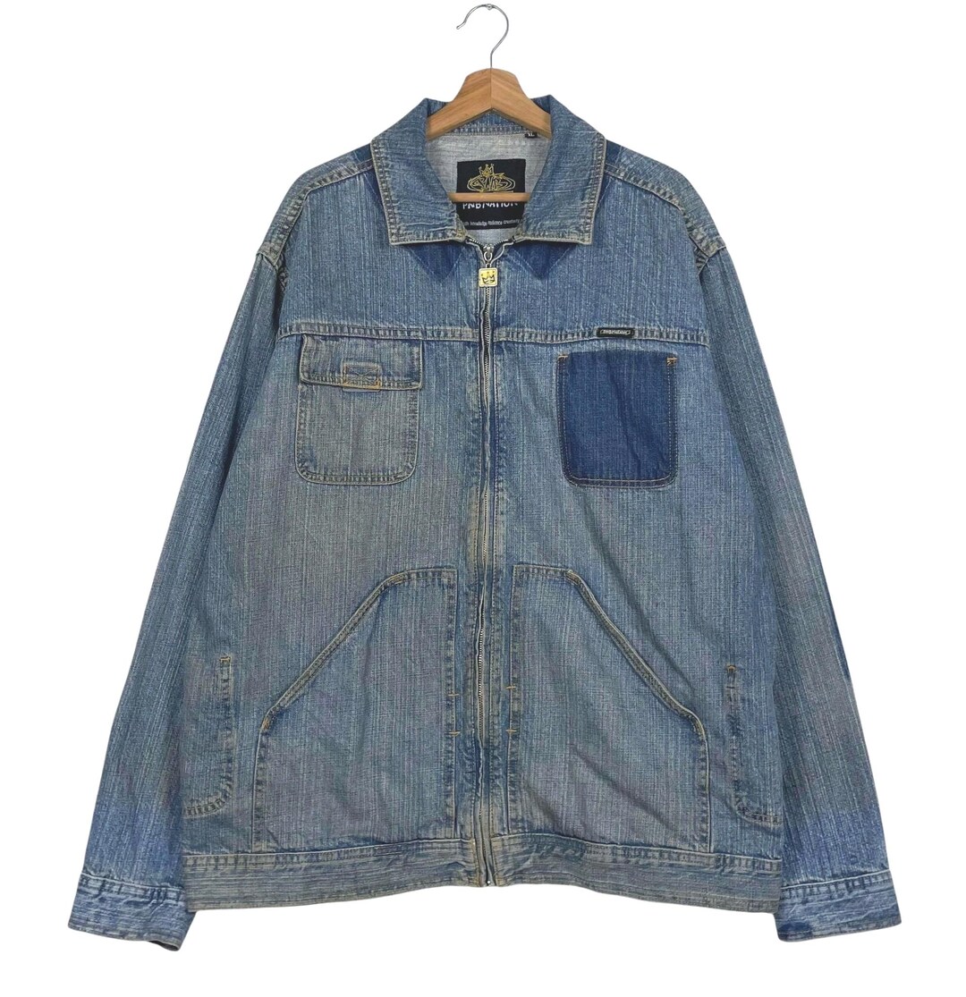 Pick Vintage PNB Nation Denim Jean Jacket 90s Hip Hop Style Size Large ...